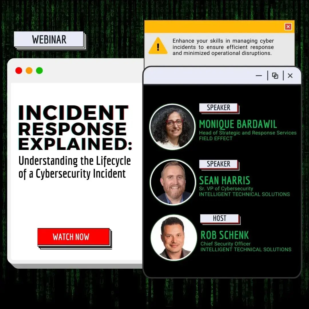 Watch Webinar: Incident Response Explained | ITS